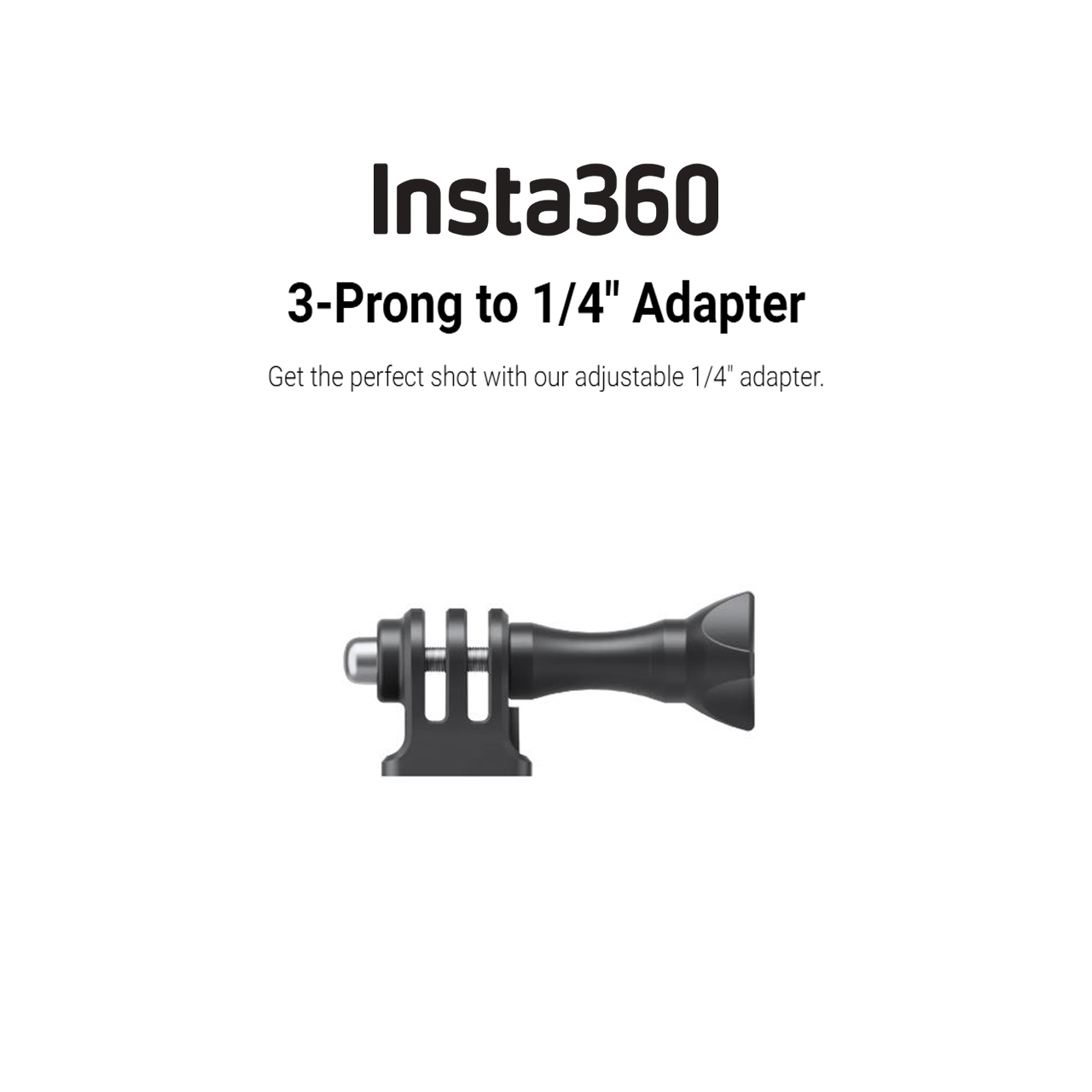 3-Prong to 1/4" Adapter - Dronecare