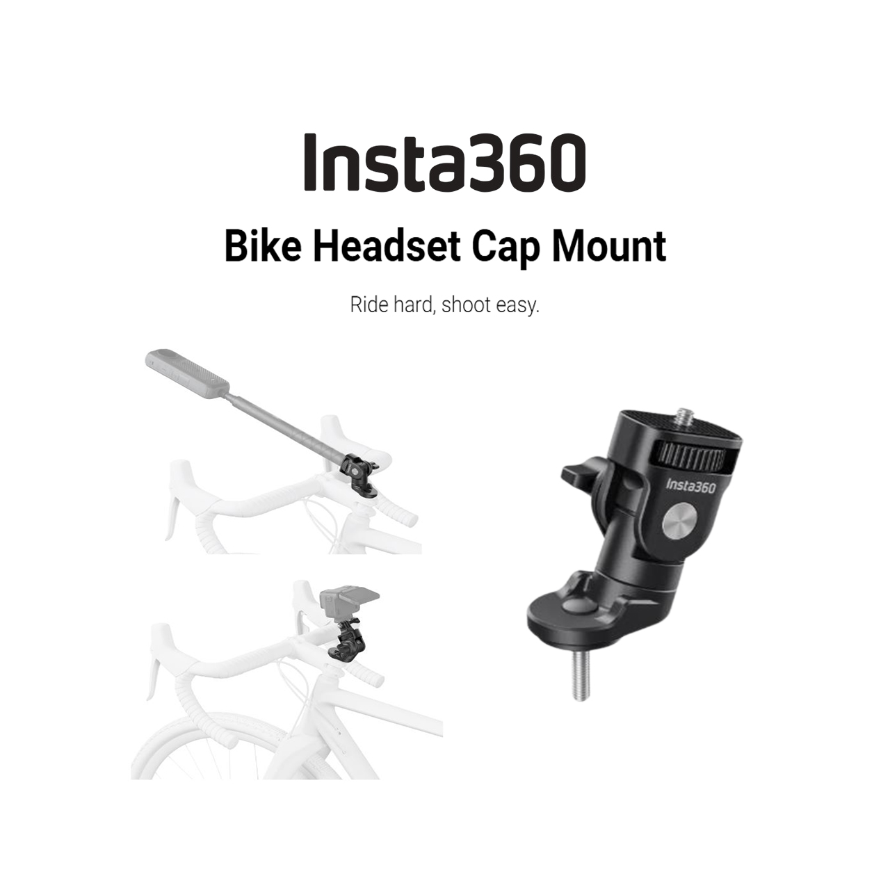 Insta360 Bike Headset Cap Mount - Dronecare