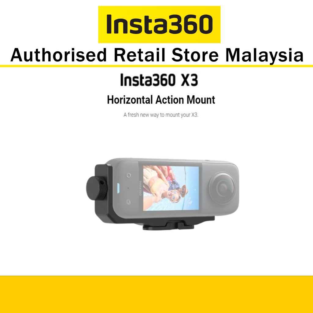 Insta360 X3 Horizontal Action Mount - Dronecare