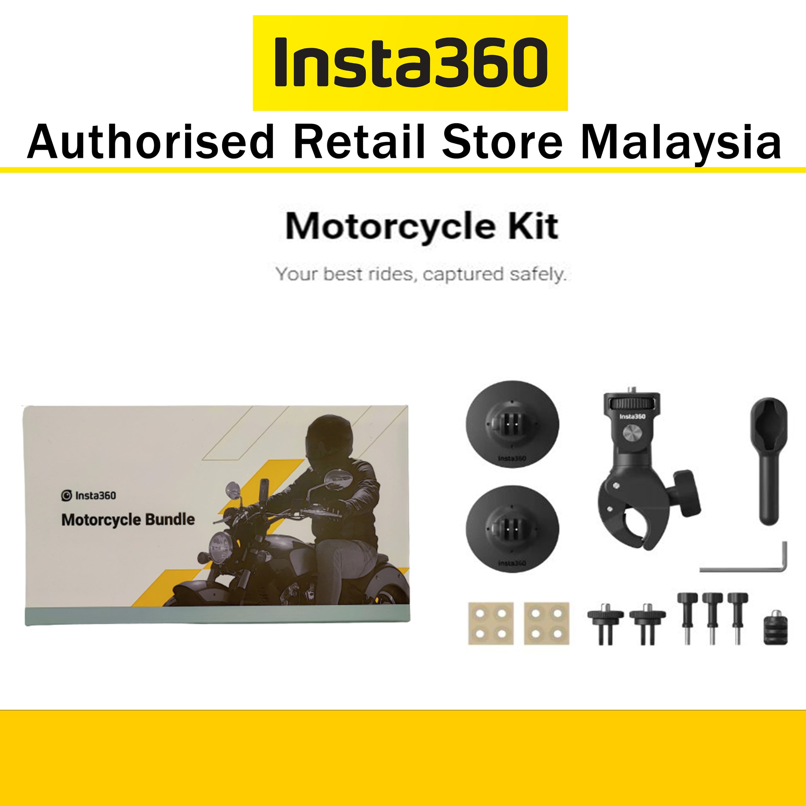 Insta360 Motorcycle Bundle (New Version) - Dronecare