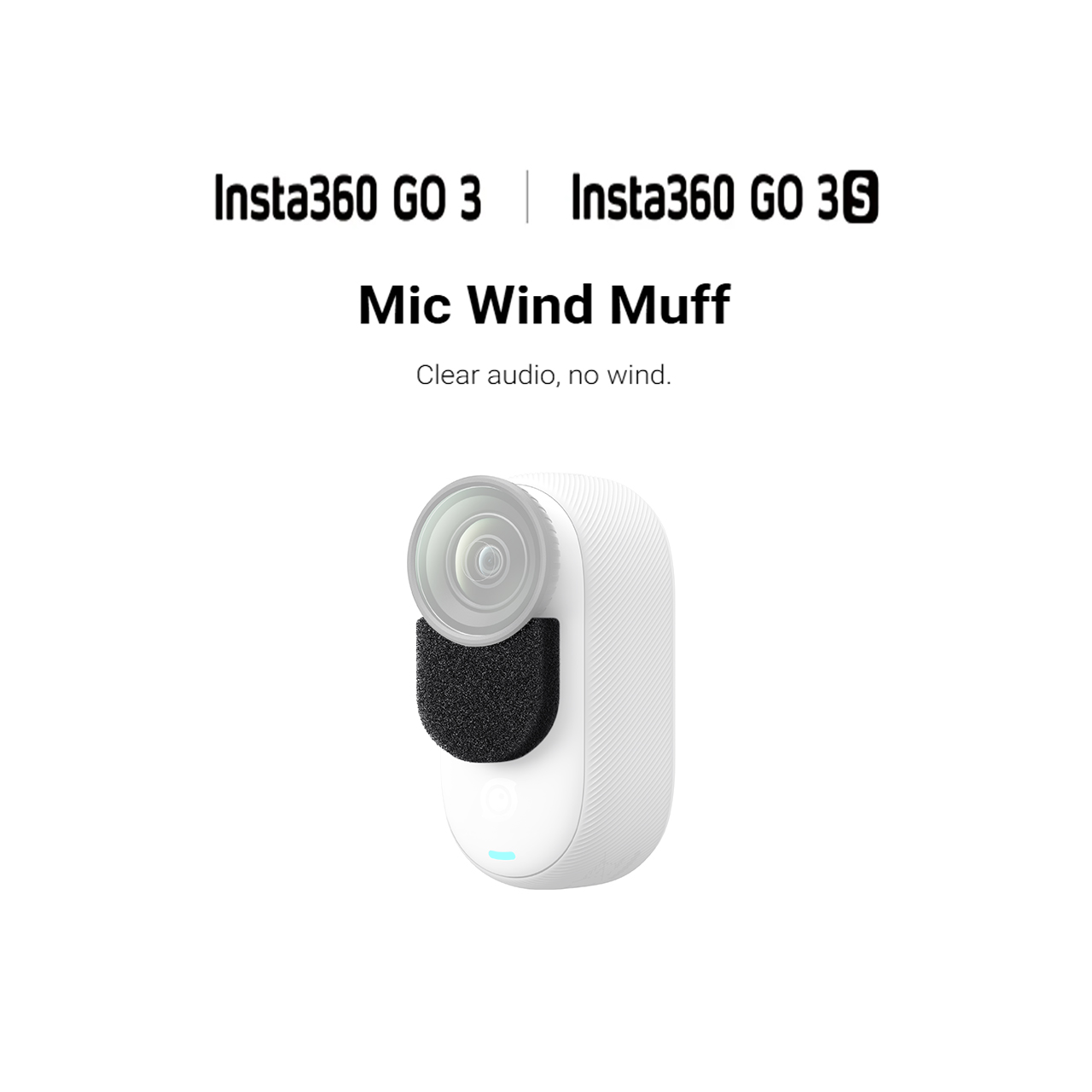 Insta360 Go 3/3S Mic Wind Muff - Dronecare