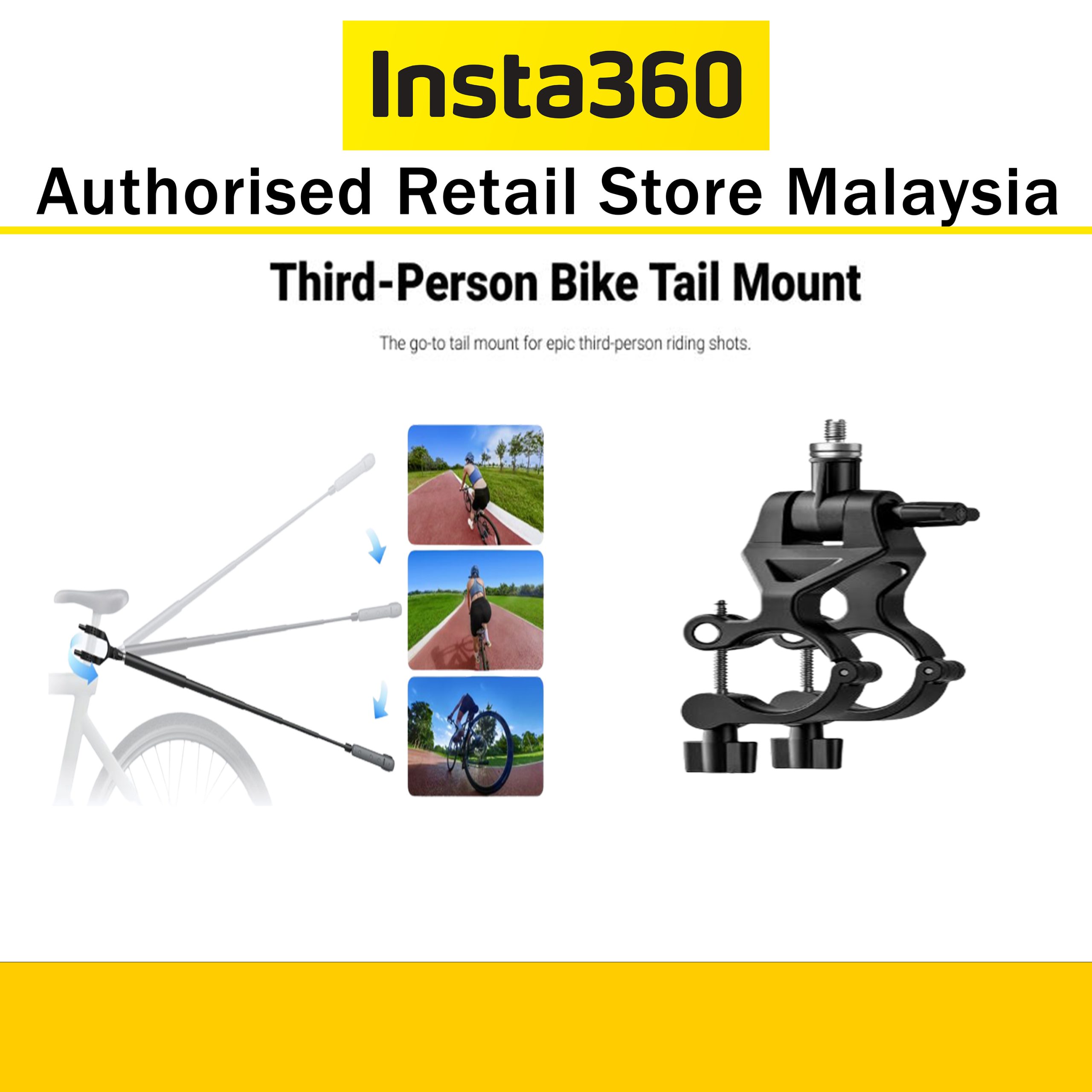 Insta360 Third-Person Bike Tail Mount - Dronecare