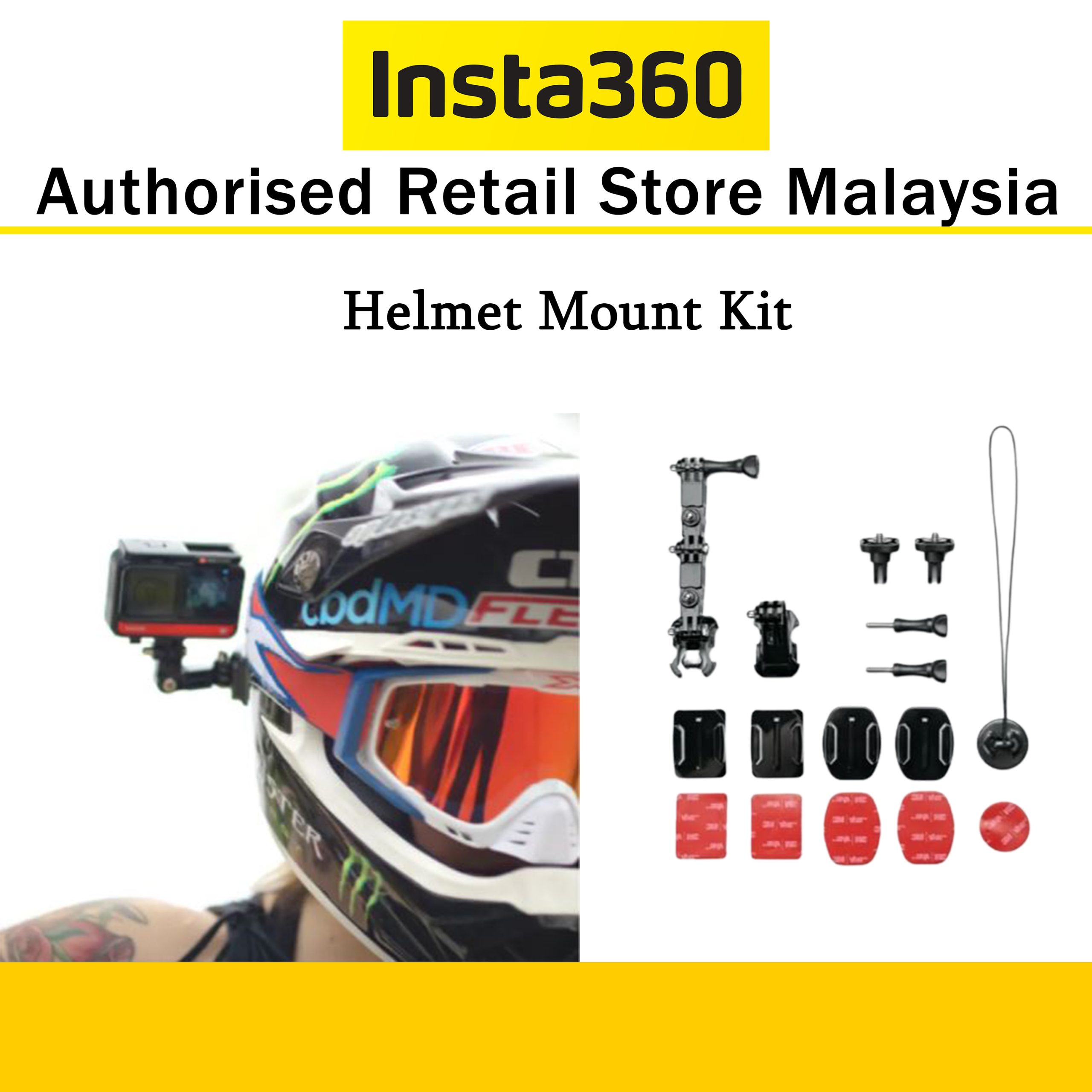 Insta360 Helmet Mount Kit - Dronecare