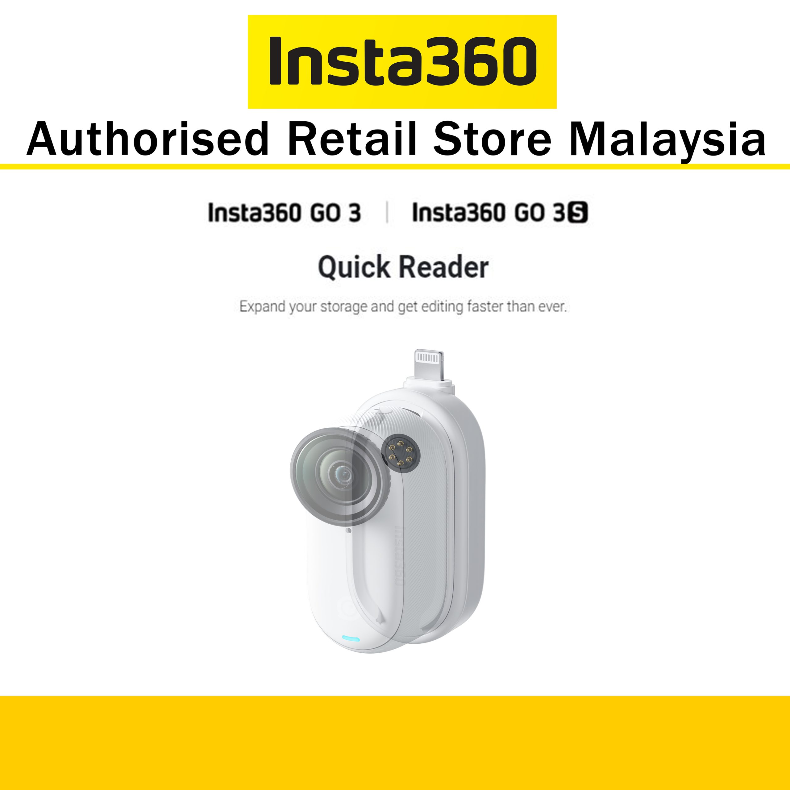 Insta360 Go 3/3S Quick Reader - Dronecare