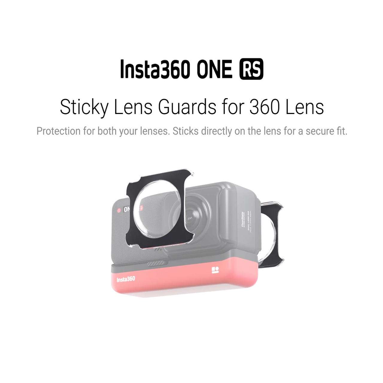 Insta360 One RS/R Sticky Lens Guards for 360? Lens - Dronecare
